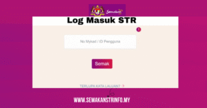 STR Login 2025 Ke Portal MySTR: STR Semakan Status